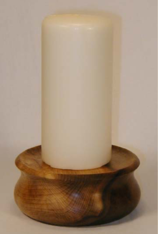 The Wooden Nickel: Short Candle Base